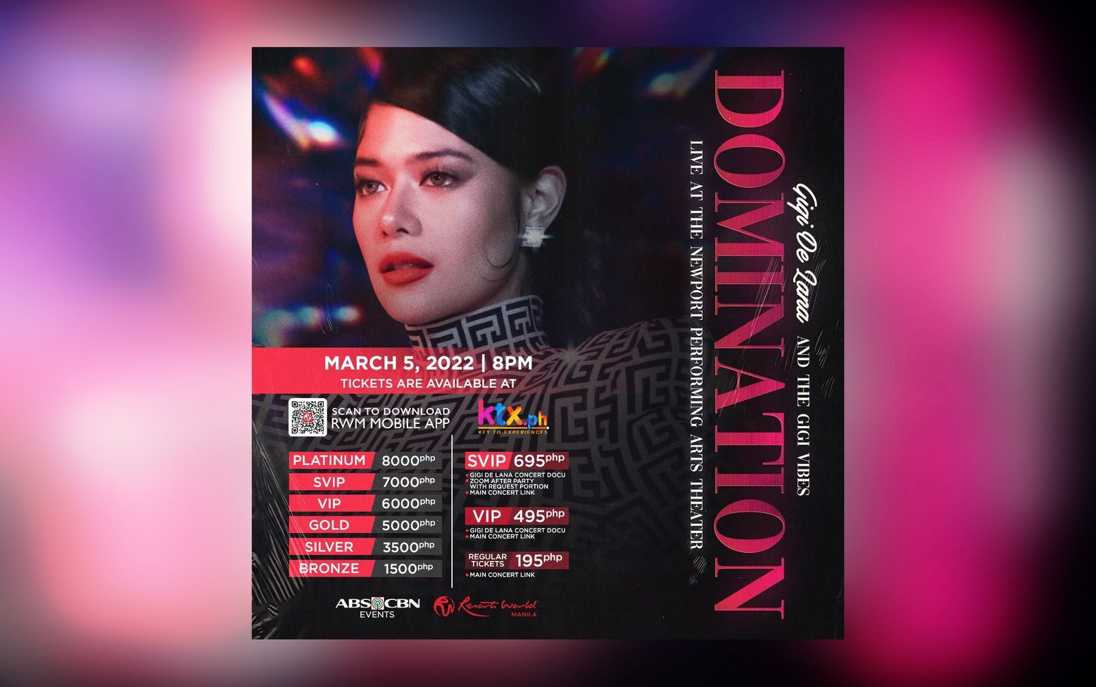 GIGI de LANA and GG VIBES STAGES FIRST LIVE CONCERT ON MARCH 5